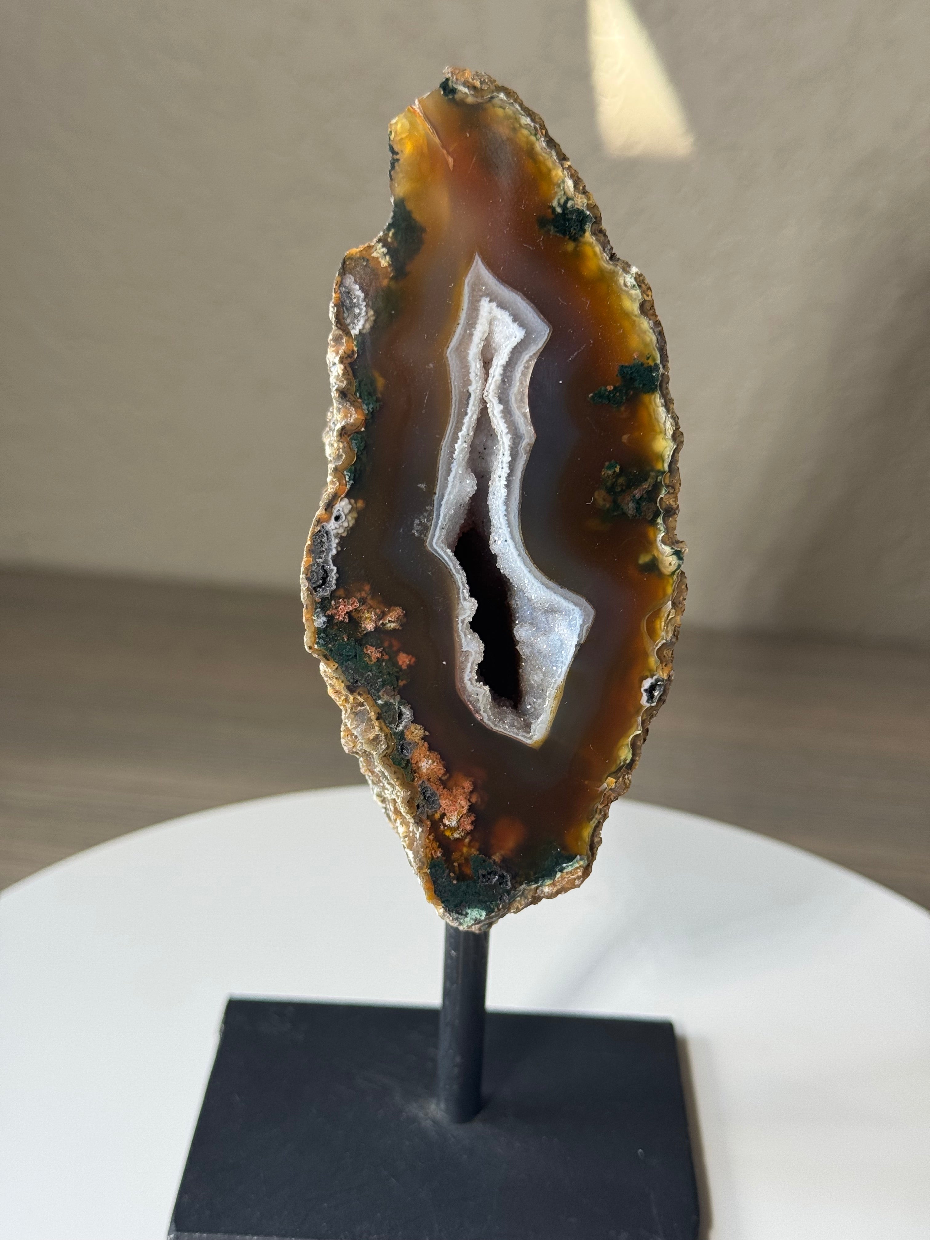Brazilian Geode of Custom Stand – RemiRocks